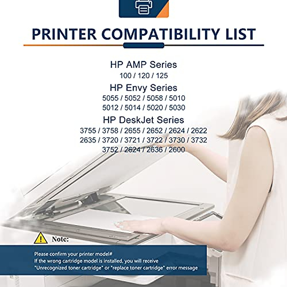 Ankink 65xl Black Ink Cartridge for HP 65 HP65 XL HP65XL Fit for Envy 5000 5010 5014 5052 5055 5070 DeskJet 2600 2622 2640 2652 2655 3700 3752 3755 Printer | HP65 Higher Yield Ink Combo Pack 2 Pcs