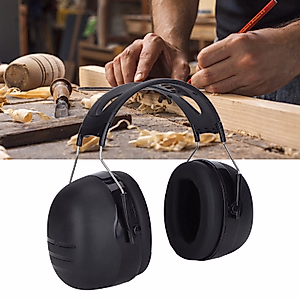 Hearing Headphones, NRR 37dB Noise Cancelling Ear Muffs Comfortable Professional Ear Defenders for Construction, Manufacturing, Maintenance, Automobiles