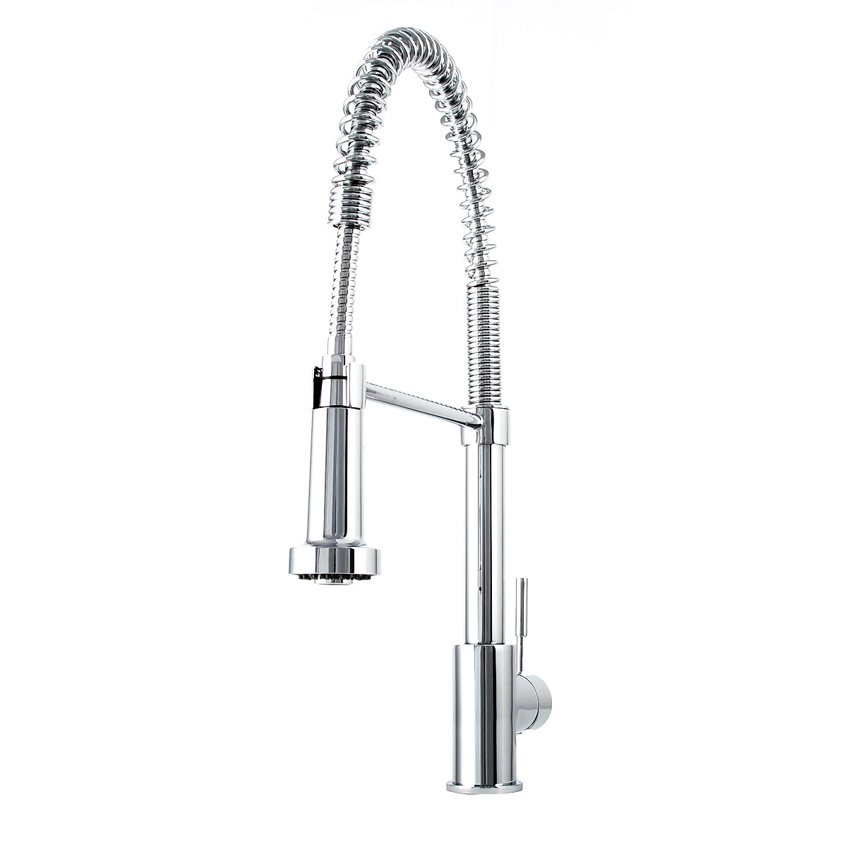 Zline APL-KF-CH Apollo Pull Down Spring Kitchen Faucet, Chrome; PVD Technology; 360-Degree Swivel; 1.8 Gallon/Minute Flow Rate; High-Pressure Anti Splash; Single Handle