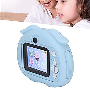 CUIFATI Children Camera, One Button Intelligent Focus Front and Back 2000W Dual Cameras Easily Take Interesting Photos and Record Videos with This Digital Camera.