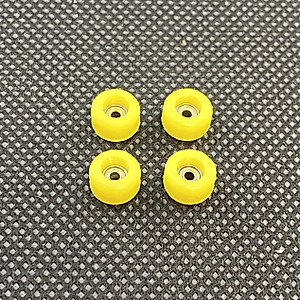 Yllo Blue Rose Complete 5 Ply Wood 100mm x 33mm Fingerboard with Upgraded 32mm Trucks, Lock Nuts, CNC Wheels