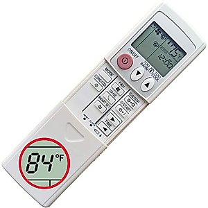 CHOUBENBEN Replacement Mitsubishi Electric Mr Slim Air Conditioner Remote Control MSZ-A09NA MSZ-A12NA MSZ-A15NA MSZ-A17NA MSZ-A09NA-1 MSZ-A12NA-1 MSZ-A15NA-1 MSZ-A17NA-1