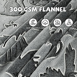 REXEO Throw Blanket Kids Soft Fleece Blankets Black Cat Halloween Throw Blanket 50"×60"