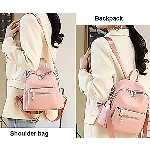 JIANLINST Women's Mini Backpack Purse Fashion Rucksack Daypack Small Shoulder Bag Pink