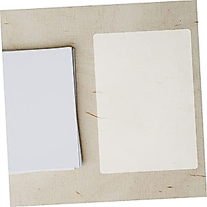 MAGICLULU Kids Writing Pad 64 Pcs Translucent Reading Strip Writing Pad Staples Plastic Clipboard A4 Plastic Clipboards Playdough Tools Writing Tablet for Bookmarks for Bulk Exam Pads