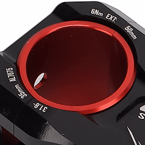 ZECHAO Bike Stem,Aluminum Alloy for 31.8-35mm/1.3-1.4in Handlebar Bikes Lightweight Road Bike Handlebar Stems Bike Stem