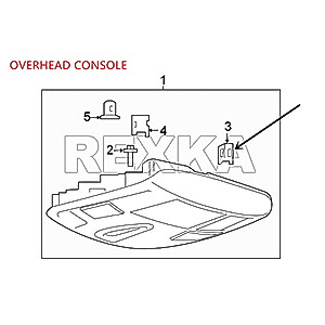 Rexka 30pcs Center Console Radio DVD Dash Panel Switch Bezel Clip Body Trim Retainer Compatible with Ford Mercury Mustang Edge Escape Expedition F-150 Explorer Jeep Dodge Challenger