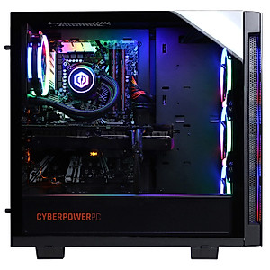 CYBERPOWERPC Gamer Xtreme VR Gaming PC, Intel Core i9-12900KF 3.2GHz, GeForce RTX 3090 24GB, 16GB DDR4, 1TB NVMe PCIe SSD, 1TB HDD, WiFi & Win 11 Home (GXiVR8080A29), Black