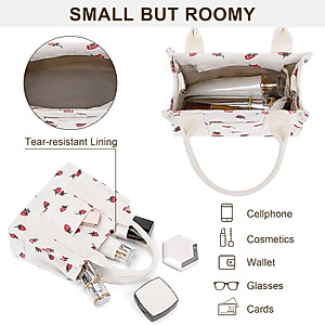 Corduroy Tote Bag Small Satchel Bag for Women Crossbody Bag Purse with Zipper Casual Hobo Handbag