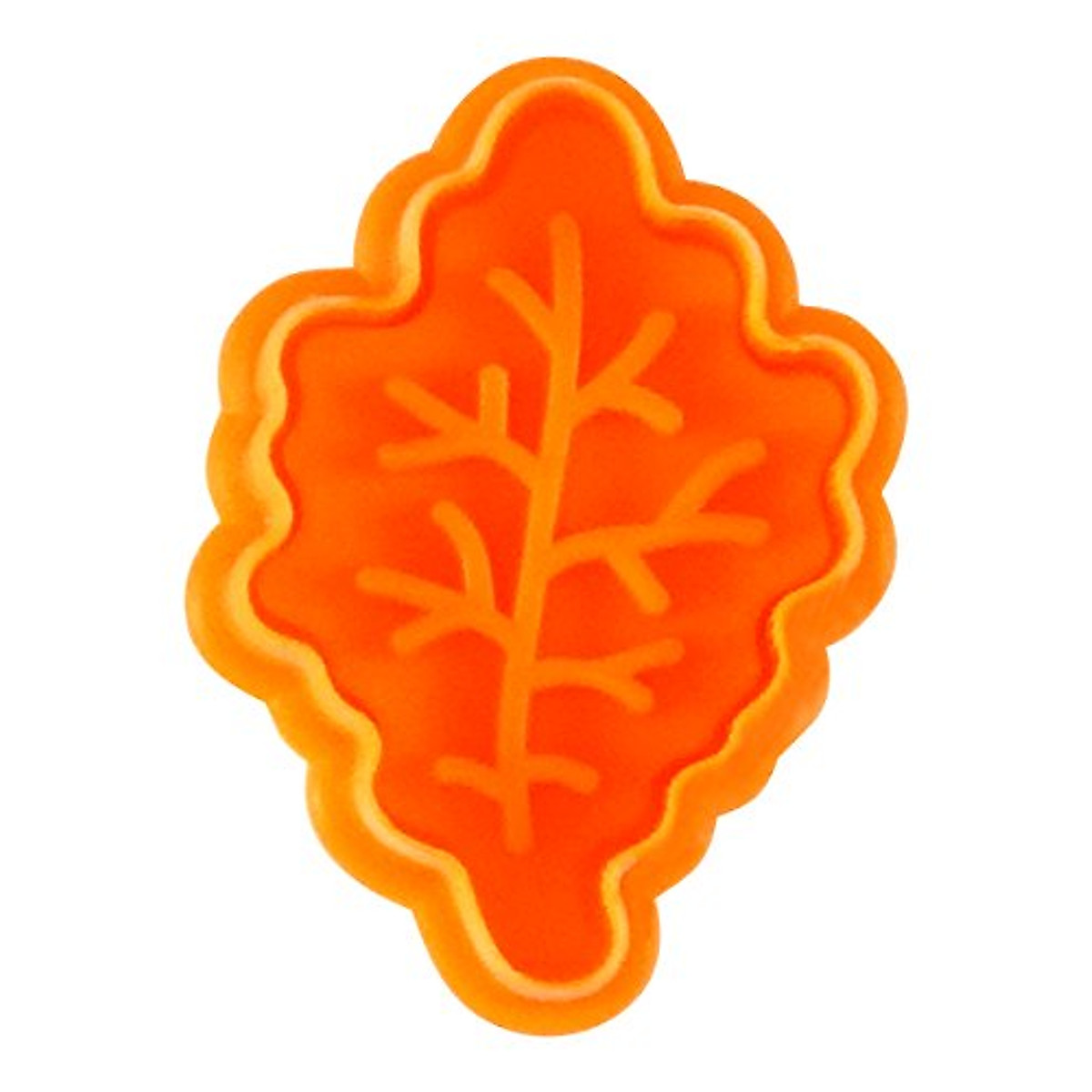 R&M International 0 Leaves 2" Pastry/Cookie/Fondant Stampers, Leaves and Acorn, 4-Piece Set Silver