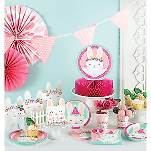 Creative Converting 336052 Bunny Party Napkins, 6.5", Multicolor