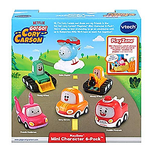 VTech Go! Go! Cory Carson PlayZone Mini Character 6-Pack, Multicolor