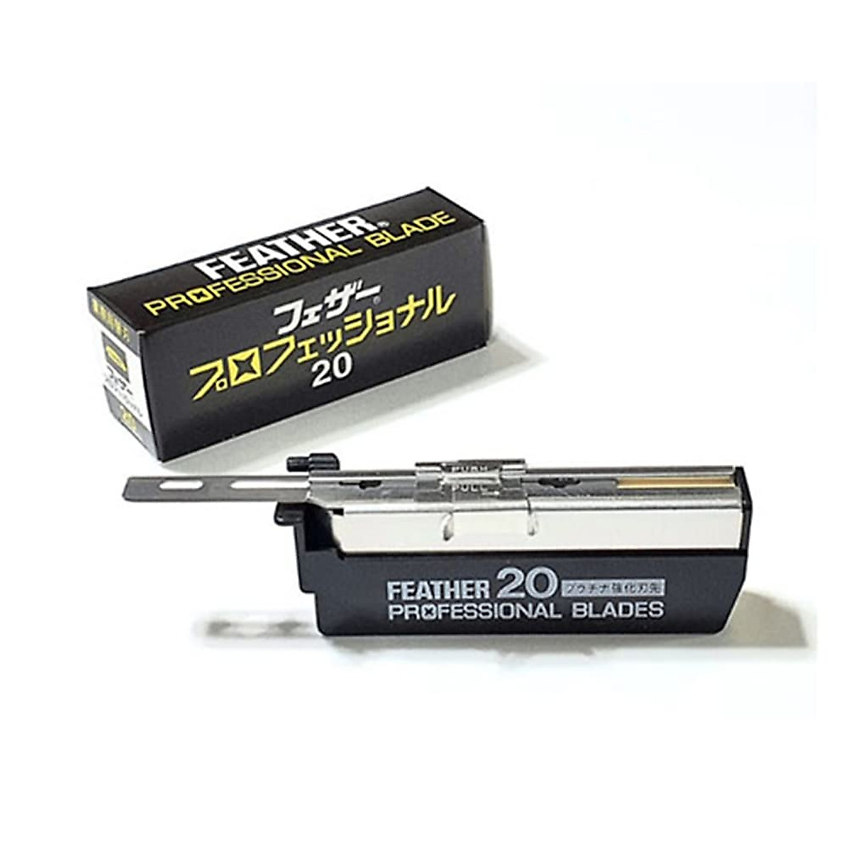 TULGIGS Barber Razor Straight Blade Razor Kamisori Razor with Replaceable with Pack of 20 Blades,Made in Korea