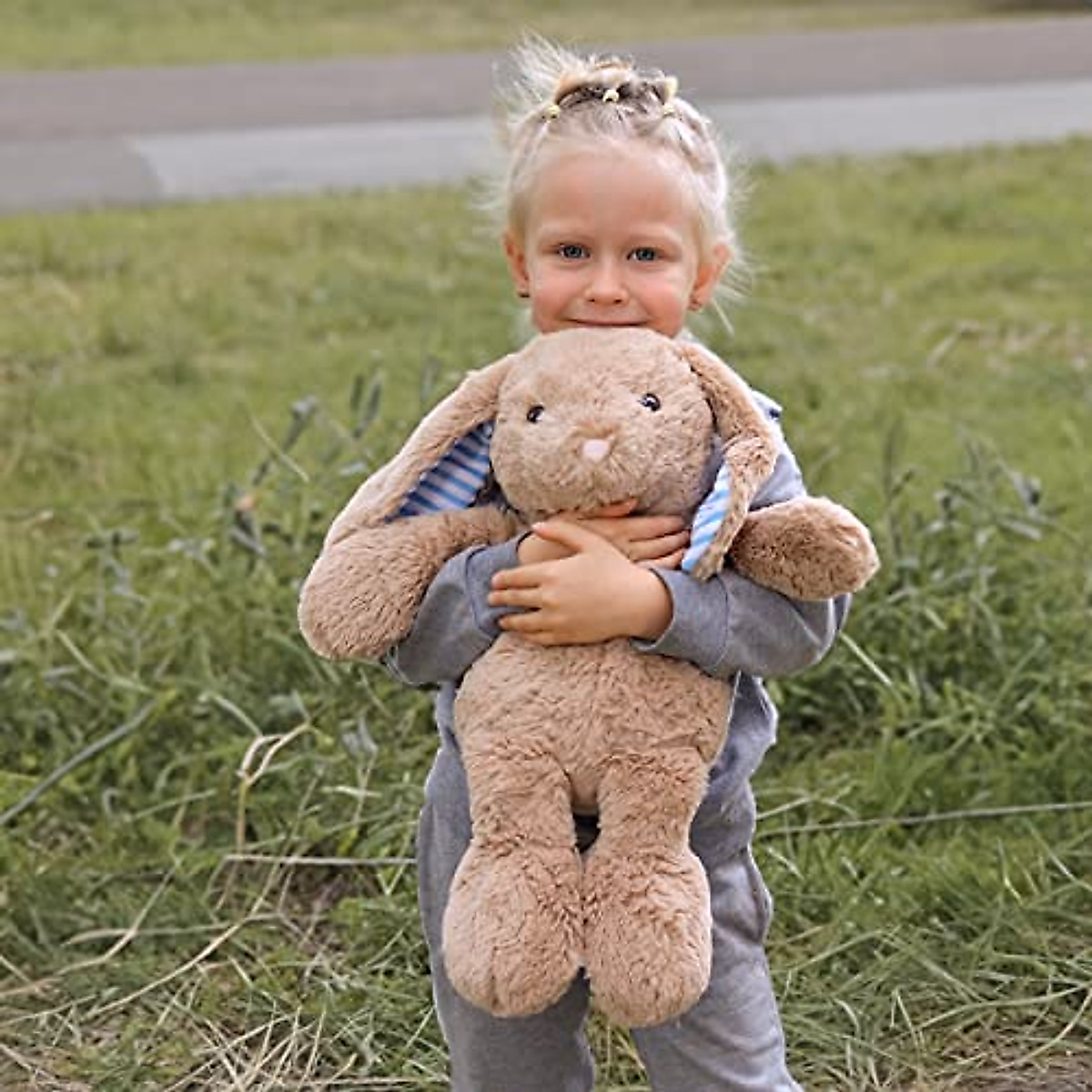 WEIGEDU Rabbit Bunny Stuffed Animals Plush Toys for Kids Boys Girls Birthday Bedtime Christmas Easter Gifts