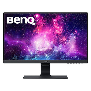 BenQ 24 Inch IPS Monitor | 1080P | Proprietary Eye-Care Tech | Ultra-Slim Bezel | Adaptive Brightness for Image Quality | Speakers | GW2480 & AmazonBasics DisplayPort to DisplayPort HD Display Cable