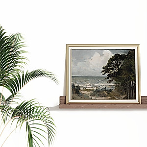 Farmhouse Still Life Picture Living Room - Abstract Coastal Seascape Beach Oil Painting - 11 x 14 Art Print- Rustic Vintage Decor for Bedroom - Art Deco Wall Art for Kitchen - Antique French Poster