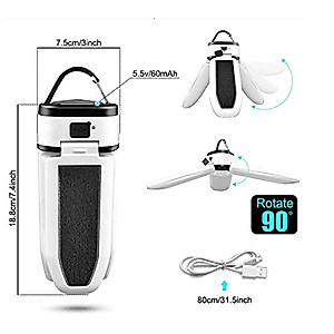 zhanghong Camping Lanterns, Solar Rechargeable Led Lanterns, Hurricane Lights with Magnet Base for Power Outages, Home Emergency, Camping, Hiking