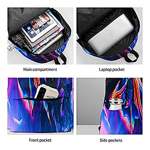NKISMOODM Fire Unisex Tote Backpack Outdoor Casual Portable Bags Suitable For Adults Womens Mens