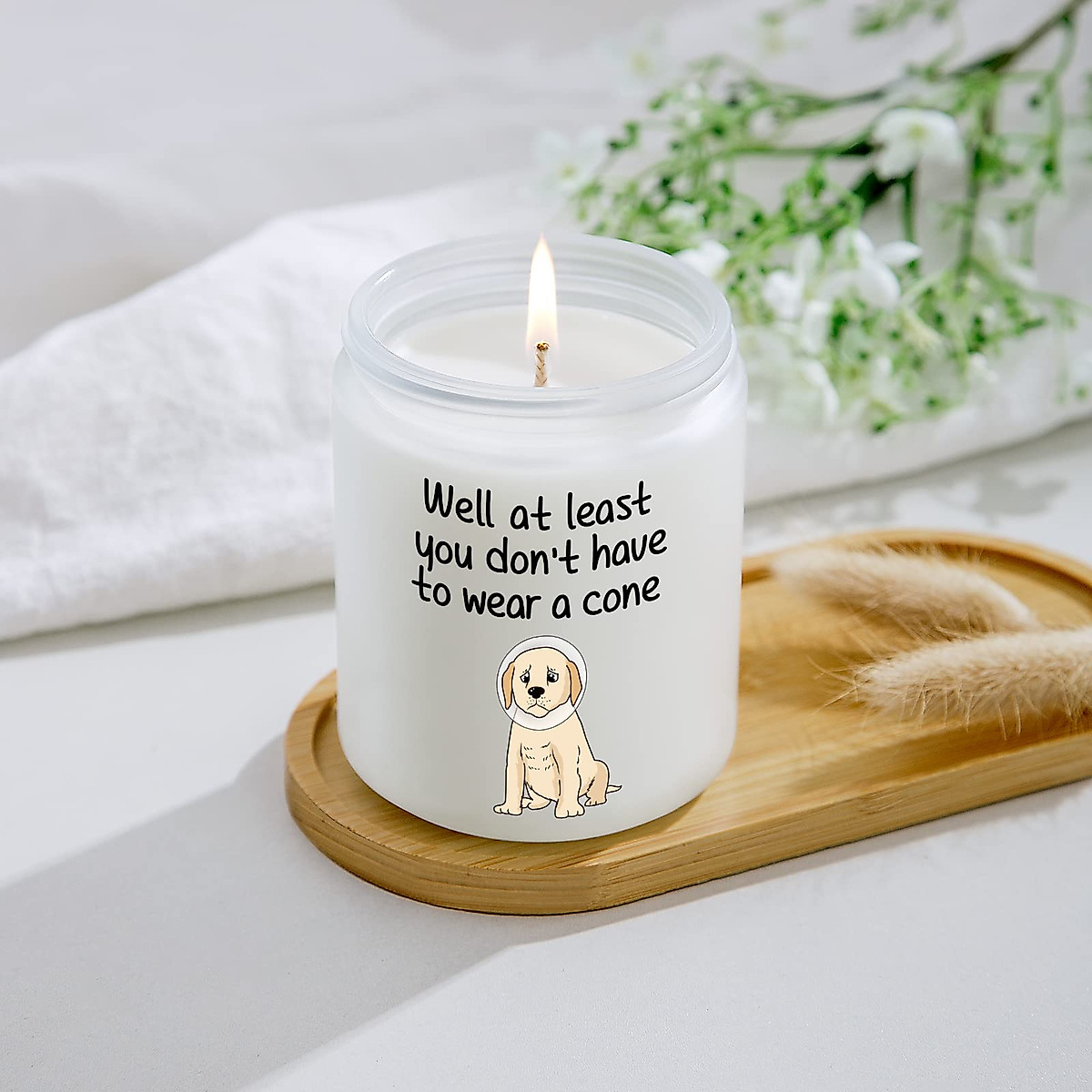 Lacrima Funny Get Well Soon Gifts for Women Men, Get Well Gifts for Women After Surgery, After Surgery Recovery Gifts, Cancer Gifts, Feel Better Gifts for Family Friend, Lavender Candle