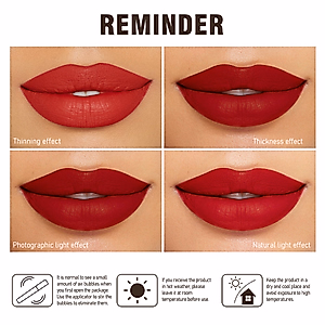 MAKI YIKA Brown Nude Lipstick for Women Color Stay Long Lasting Lipsticks, No Smudge Matte Liquid Lipstick Transferproof, DINNER TIME