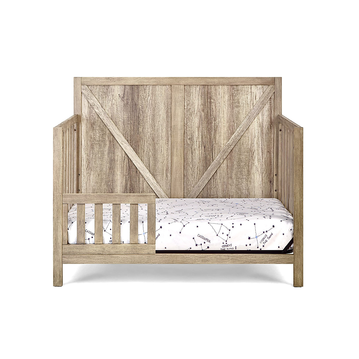 Suite Bebe Barnside 4-in-1 Convertible Crib in Vintage Chestnut