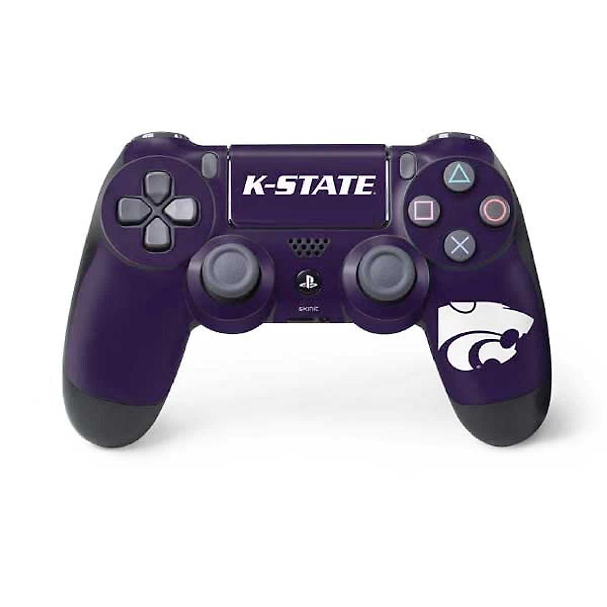 Skinit Decal Gaming Skin Compatible with PS4 Controller - Officially Licensed Kansas State University K-State Design