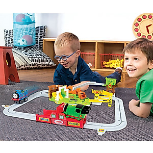 Thomas and Friends Big Loader — Motorized Thomas the Train Set — Includes Thomas the Train, Percy the Train, and Terence the Tractor — Girls and Boys Ages 3 Years and Up