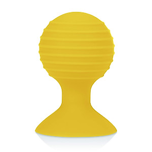 Nuby Silly Rattle Ball Interactive Suction Toys, 2 Piece, Blue/Yellow