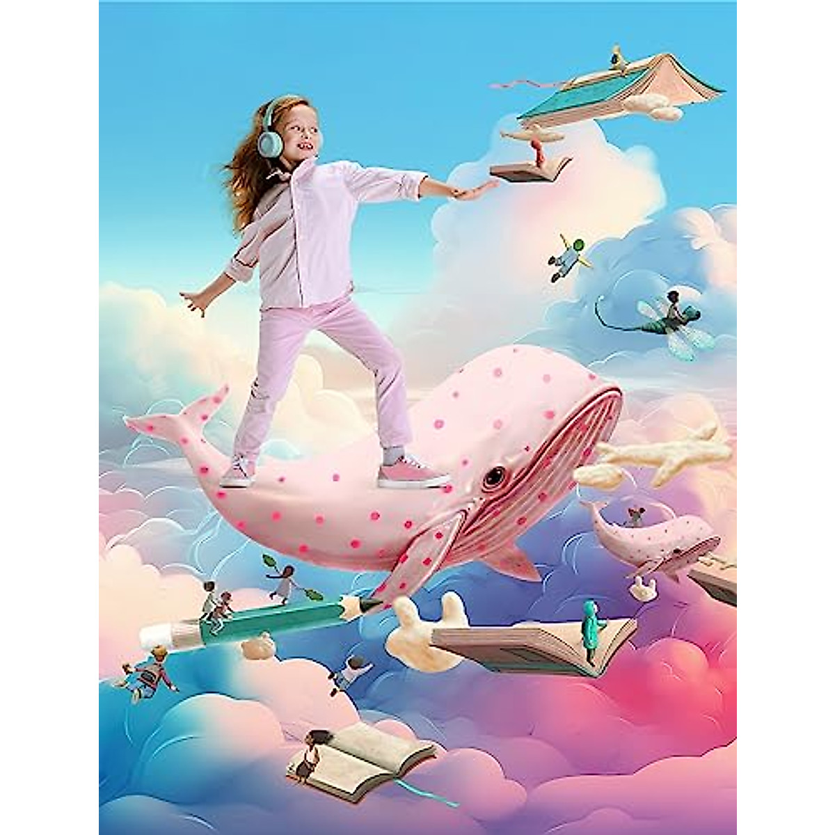 VotYoung Kids Headphones with Microphone, 2 Pack Kids Headphones for Kids Teens with Sharing Splitter, Wired Kids Headset with 91dB Volume Limit, Stereo On-Ear Headset for School/Tablet/Travel