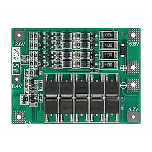 AITIAO 4PCS 4S 40A 16.8V Li-ion Lithium Battery Protection Board PCB BMS 18650 Lithium Charger Protection Circuit with Balance for Drill Motor