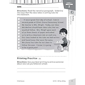180 Days of Writing for Second Grade - An Easy-to-Use Second Grade Writing Workbook to Practice and Improve Writing Skills (180 Days of Practice)