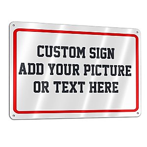 Aluminum Weatherproof And Rustproof Metal custom Signs, Entrance Signs, Garden Signs, Hazard Signs, Intersection Signs, Parking Signs, Decorative Signs（11.8x7.9inch）