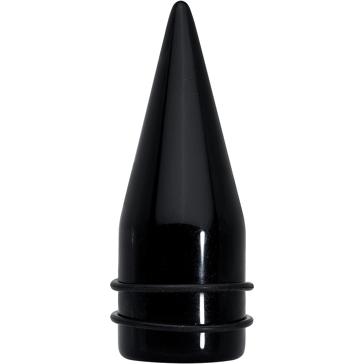 Body Candy Black Acrylic Straight Taper Set 24mm