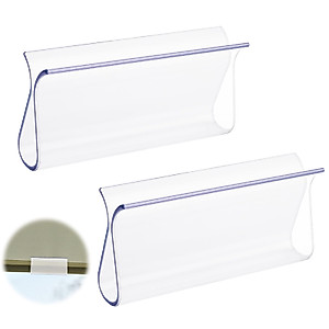 Grevosea 2 Pieces Roller Shades for Windows, Window Blinds Cordless Roller Blinds Shades R Type Lifting Clamp Pull Shade Grips for Roller Shades Window Blinds Rolling Curtain Accessories