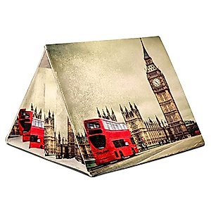 Small Pet Hideout London UK Red Bus and Big Ben Hamster House Guinea Pig Playhouse for Dwarf Rabbits Hedgehogs Chinchillas