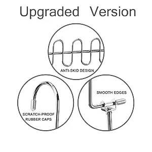 Meetu Space Saving Hangers Magic Cloth Hanger Metal Closet Organizer for Closet Wardrobe Closet Organization Closet System (Pack of 12)