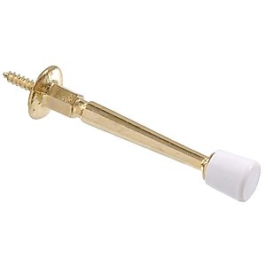 Hardware Essentials by Hillman 852091 Utility Rigid Door Stop Brass Plated