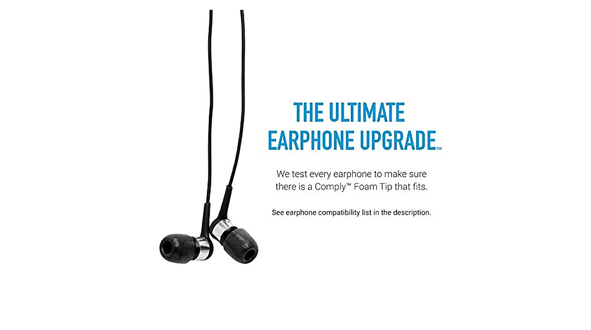 Comply Foam T-400 Earphone Tips for Ultimate Comfort