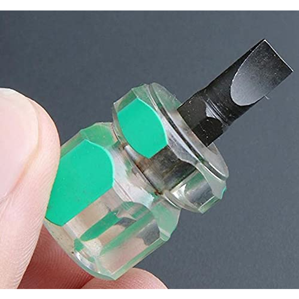 Deal Maniac Mini Ultra Short Stubby Screwdriver Set 2 Pieces 1 Phillips, 1 Flat Head, Sewing Machine Repair Performance Tool, Suitable for Tight Spaces & DIY Repairs A must have for every toolbox