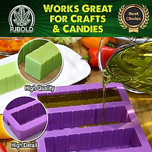 PJ BOLD Silicone Butter Mold Tray with Lid, Blue