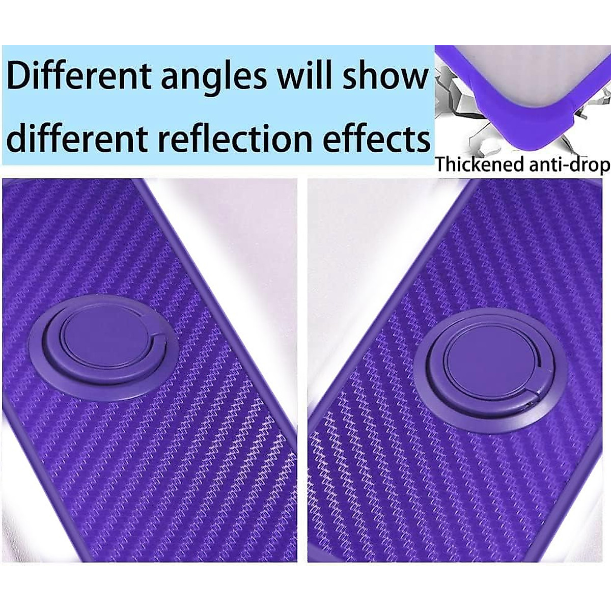 Case for DIALN X65 Case Compatible with DIALN X65 Phone Case Cover [with Tempered Glass Screen Protector][Hard PC + Soft Silicone][Ring Support] TZZH-ZI