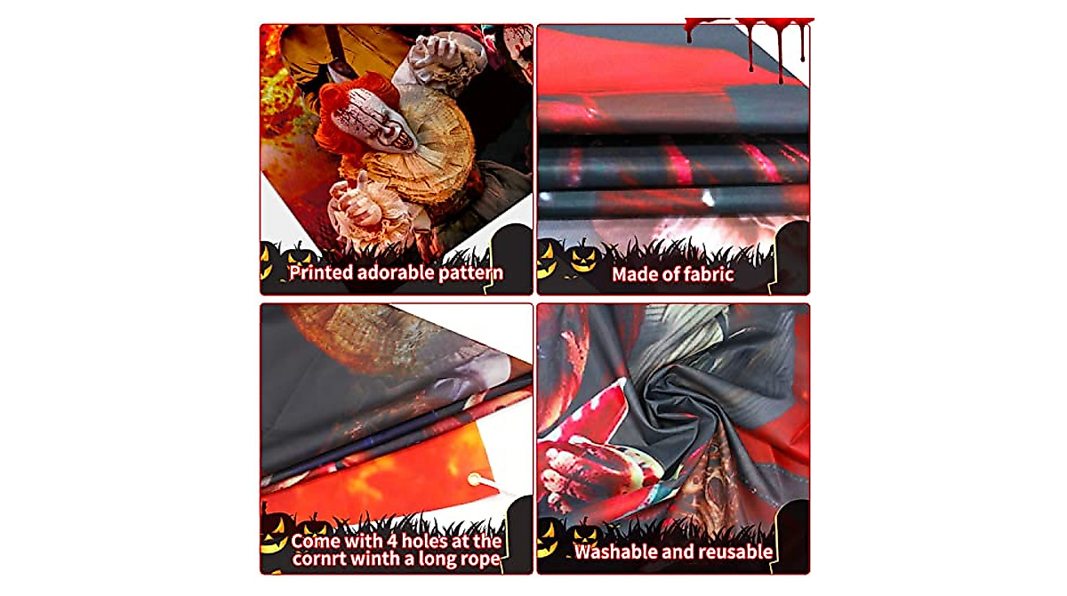 Horror Movie Character Backdrop - Perfect for Halloween & Birthdays