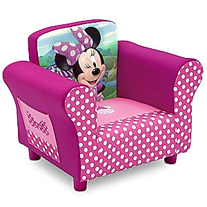 Delta Children Upholstered Chair, Disney Minnie Mouse