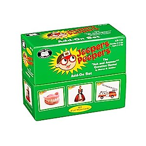 Super Duper Publications | Jeepers Peepers® Glasses Game Add-On Cards | Educational Learning Resource for Children