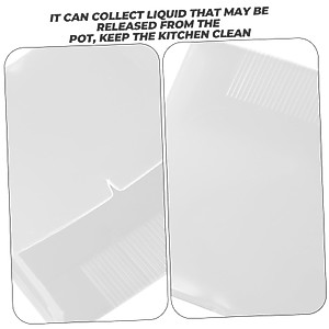 LIFKOME 30 Pcs Rice Cooker Water Box Instapot Pot Suvee Cooker Water Cooker Water Collector for Rice Cooker Condensation Water Cups Plastic Water Glasses Universal White Pp Drinking Cup