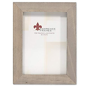 Lawrence Frames 2x3 Gray Wood Gallery Collection Picture Frame, 2.5x3.5