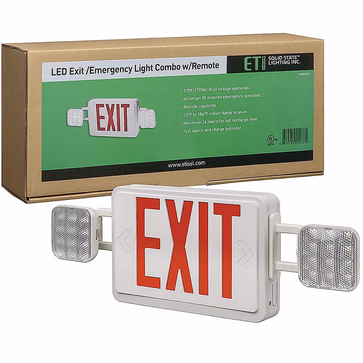 ETI SOLID STATE LIGHTING 55502101 Emergency/EXIT LED Light