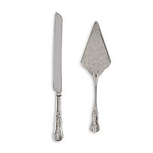 Vintage Inspired Silver Cake Knife and Server Style 9530