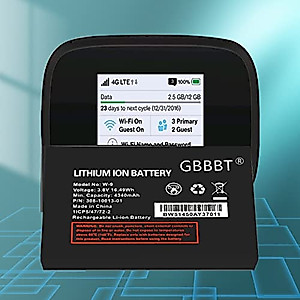 W-9 Battery 4340mAh Replacement for Verizon Jetpack W9 4G LTE Mobile Hotspot AC791L Netgear AC810 AT&T Unite Explore 815S Verizon Jetpack AC791L Hotspot (1 Pack)