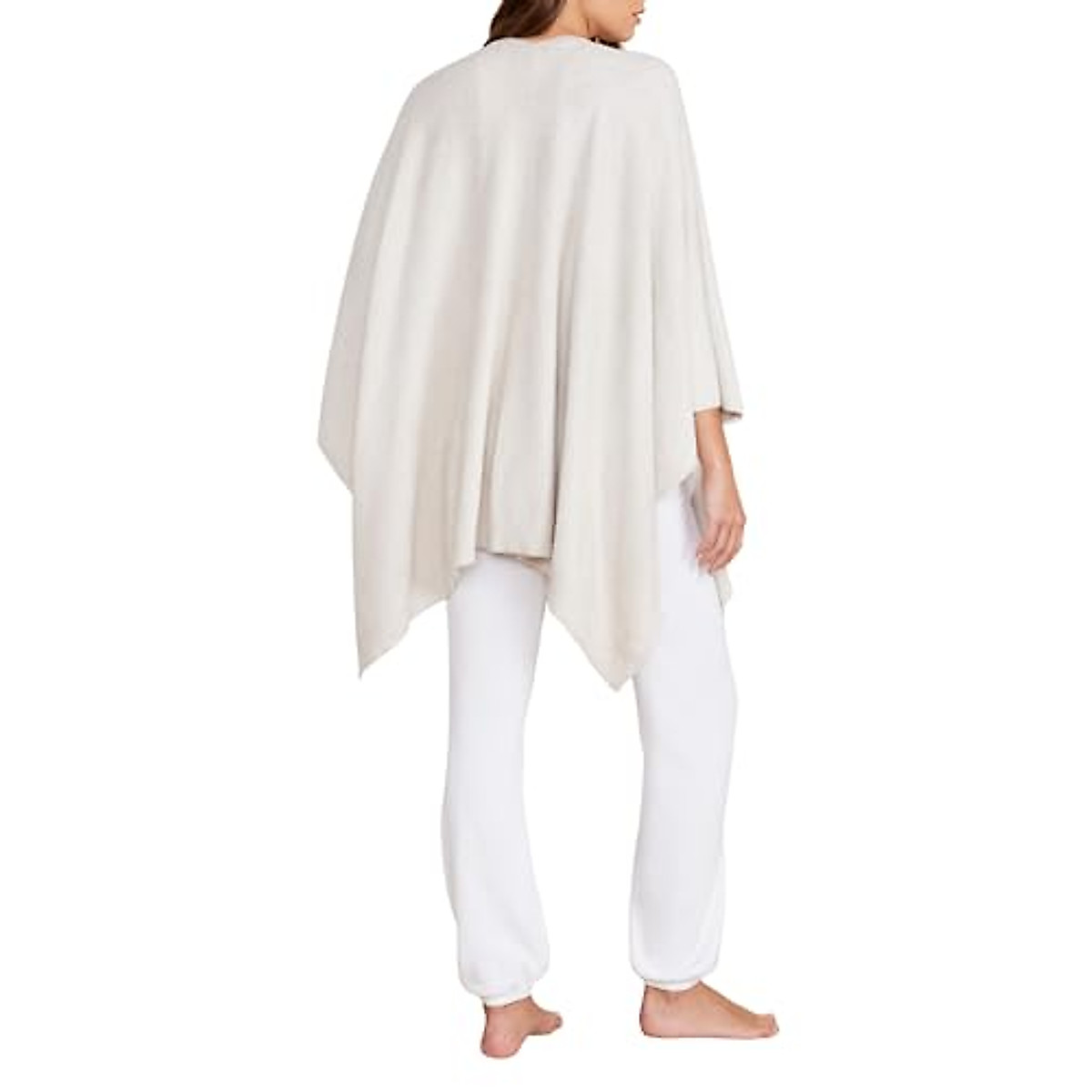 Barefoot Dreams® CozyChic Lite® Heathered Weekend Wrap, Pearl, One Size